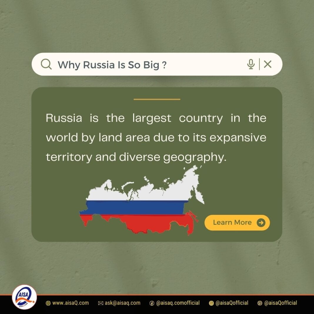 Why Russia Is So Big: A Geographical And Historical Perspective - AisaQ.com
